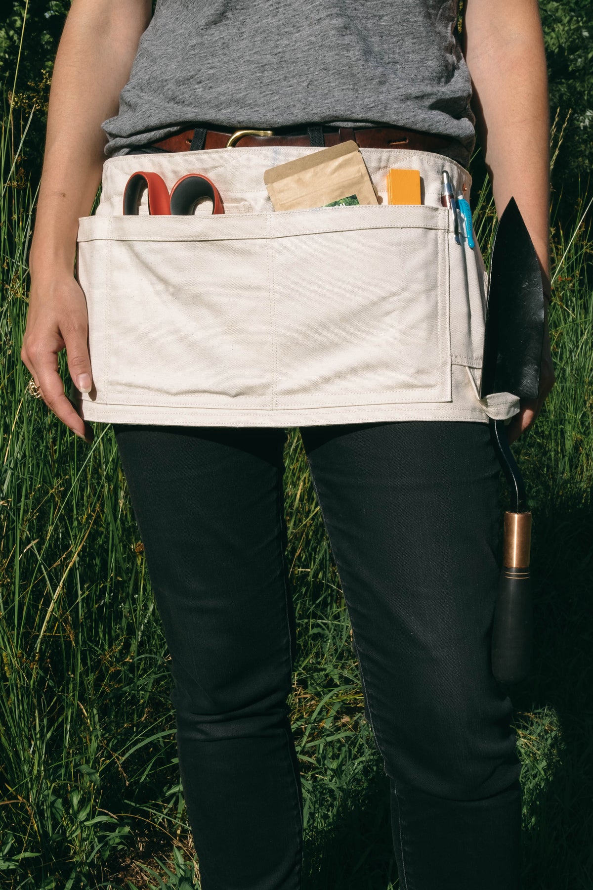 Organic Cotton Garden Utility Apron | Made in the USA - Cotton & Moss